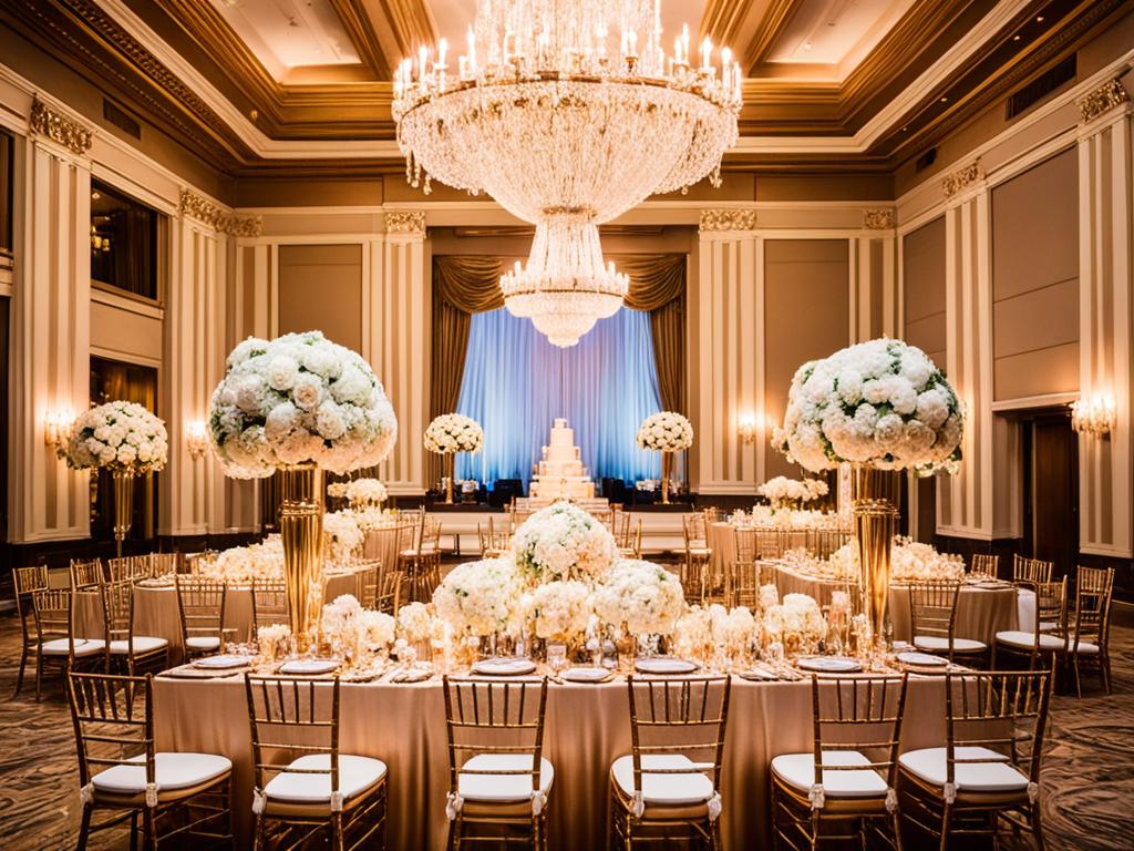 Golden Glamour: Incorporating Metallics into Your Ballroom Wedding ...